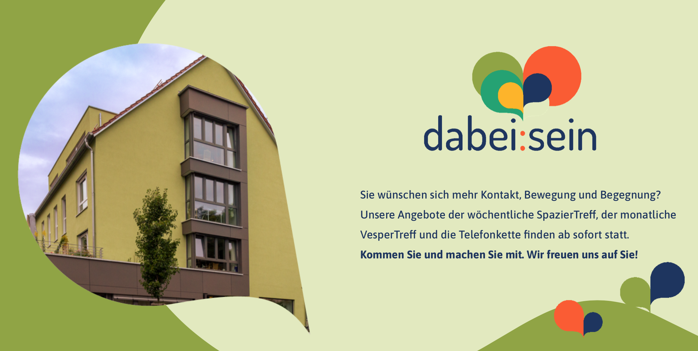 dabei:sein - Aktiv-Angebot für Menschen ab 60